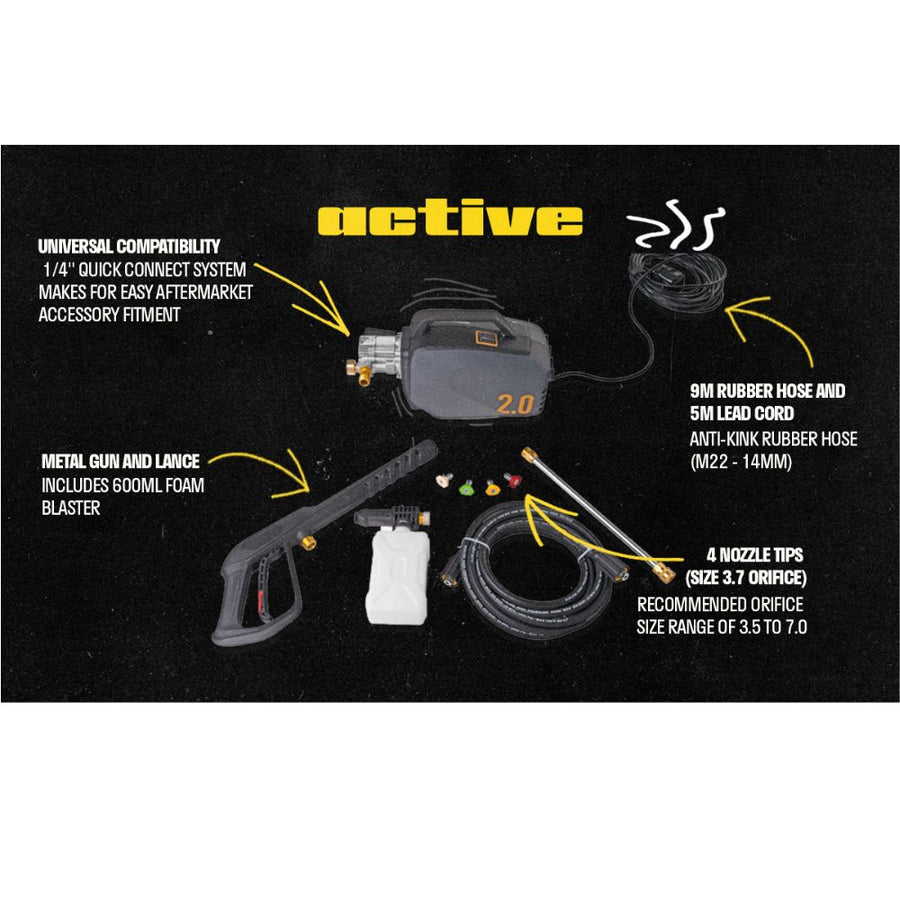 Active 2.0 Electric Pressure Washer (FULL KIT) | Product